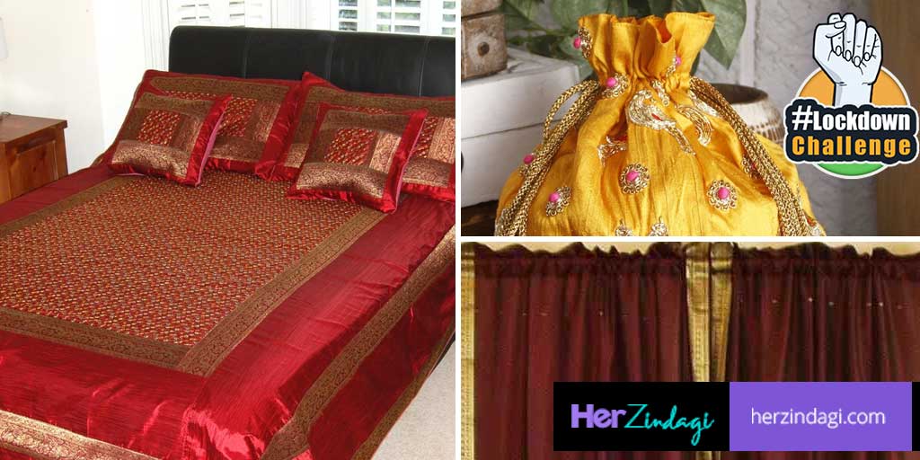 21 Different DIY Ideas With Old Silk Saree At Home