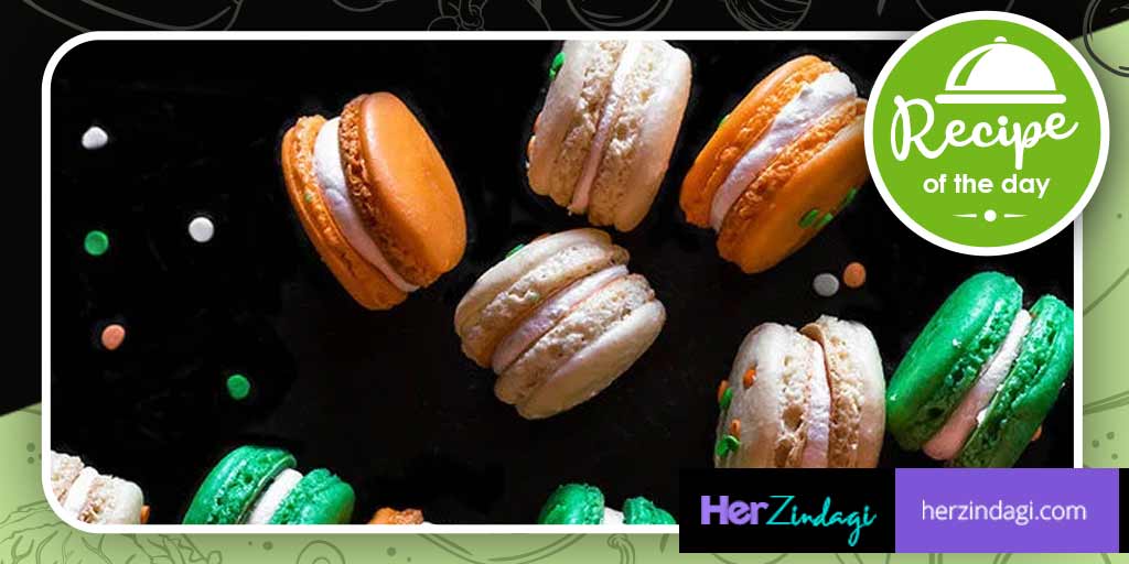 How To Make Indian Tricolour Macaroons Easy Recipe At Home In Hindi