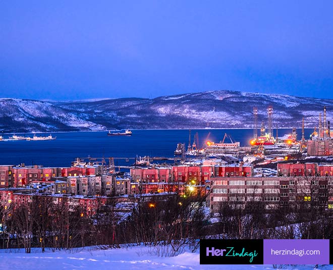 Unique Weather Of Murmansk Russia Frequently Called As The Sunless City ...
