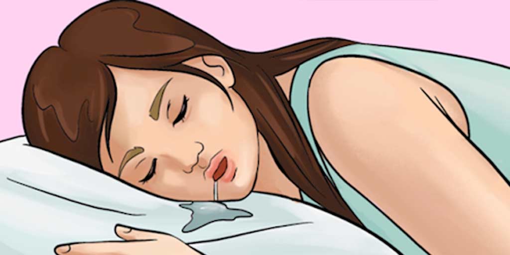 Tips To Stop Salivation During Sleep In Hindi-सोते समय मुंह से निकलती ...