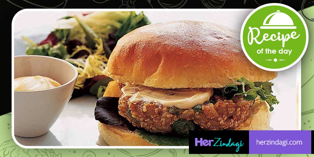 Easy Soya Burger Recipe To Make At Home-बच्चों को पसंद है बर्गर तो घर ...