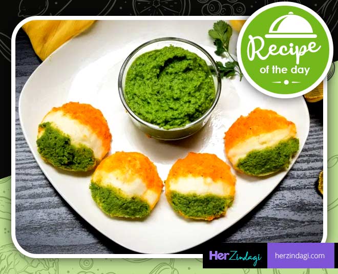 Tasty Homemade Recipe Of Tiranga Idli | tasty homemade recipe of ...