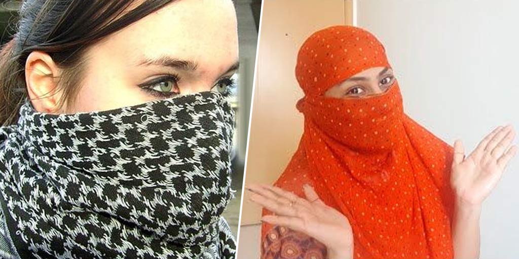 How To Wrap Face With Dupatta In 3 Different Ways In 1 Minute For ...