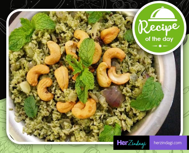 Prepare Healthy Pudina Or Mint Rice In 20 minutes! | Herzindagi