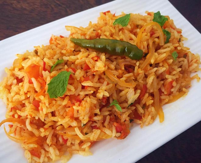 How to Make Tomato Rice At Home Easy Recipe