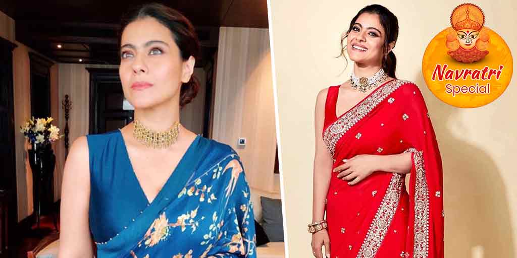 Kajol Fashion Style 9 Indian Looks For 9 Colours Of Navratri