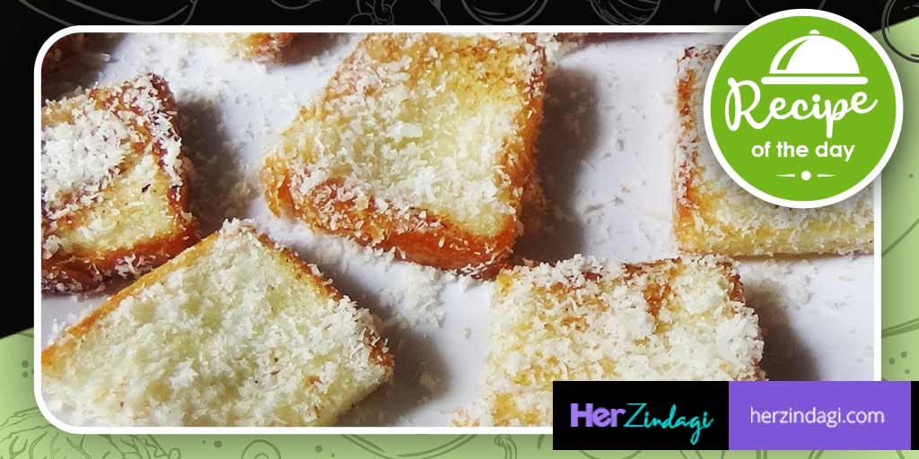 Enjoy Crunchy And Sweet Coconut Toast As A Quick Snack-Enjoy Crunchy ...
