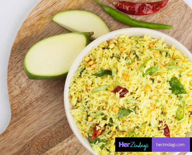 Mango Rice Recipe At Home Step By Step-घर में 'मैंगो राइस' बनाने की ...