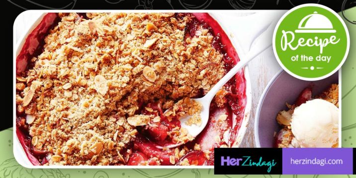 Make Quick Plum Crumble Right At Home With This Easy Recipe