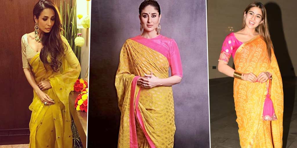 Celebrity-Approved Yellow Sarees That Are Perfect For Every Occasion