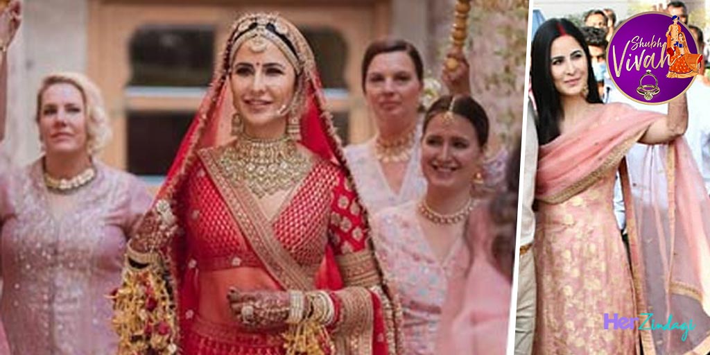 #Vickat Wedding: Decoding Katrina Kaif’s Wedding Looks-#Vickat Wedding ...