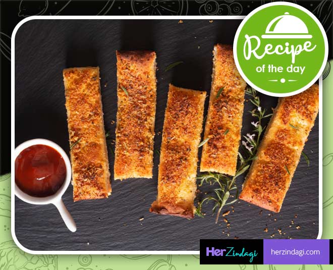 Treat Your Kids With Homemade Garlic Bread Sticks | Herzindagi