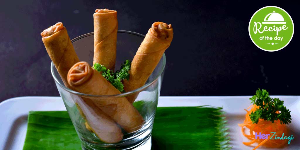 Here Is An Easy Recipe To Make Scrumptious Chicken Cigar Rolls At Home ...