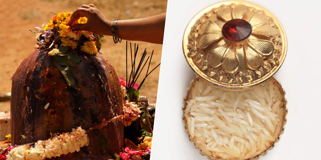 How to Offer Akshat to God in Puja Mantra Rules by Astrologer -भगवान पर ...