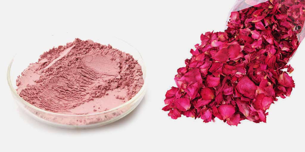 How to Make Rose Powder Uses For Skin -चेहरे पर गुलाबी निखार पाने के ...