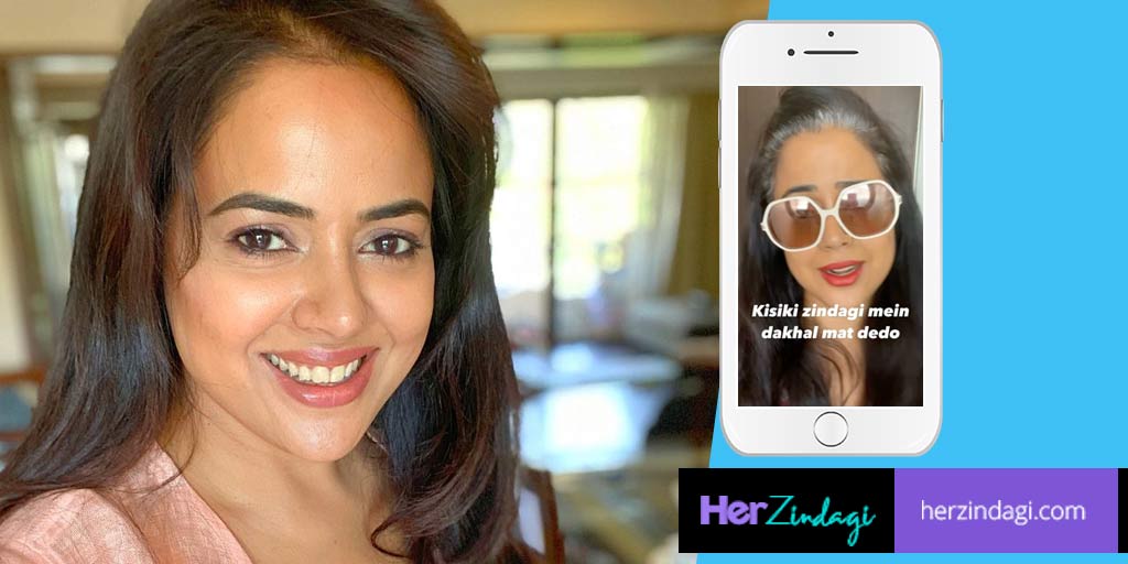 Sameera Reddy Viral Video On Gray Hair-अपने ग्रे हेयर को फ्लॉन्ट कर ...