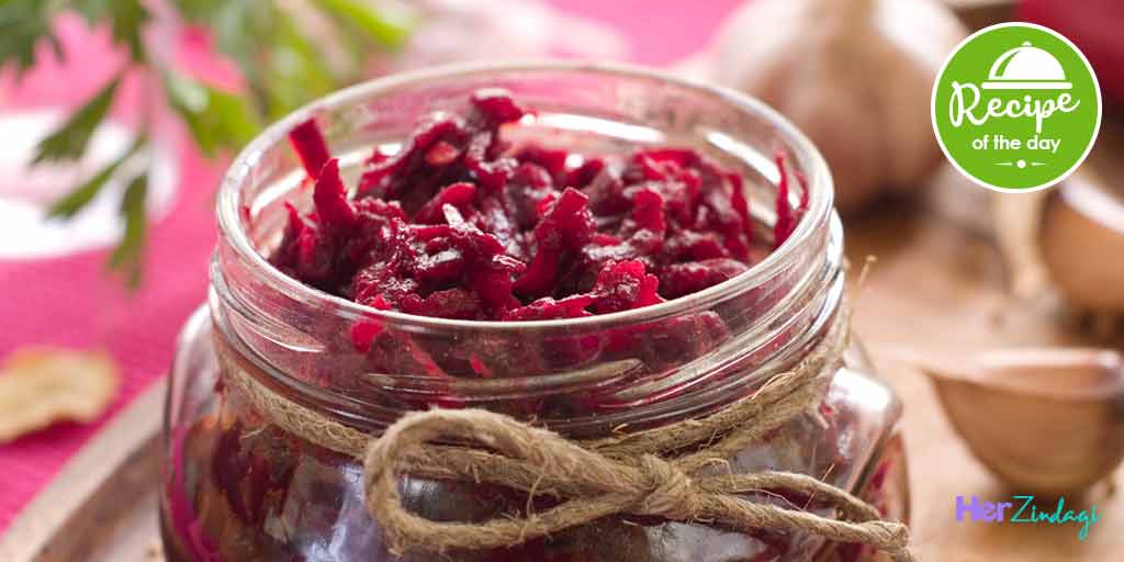 Winter Special Pickle: Instant Beetroot Achaar -Winter Special Pickle ...