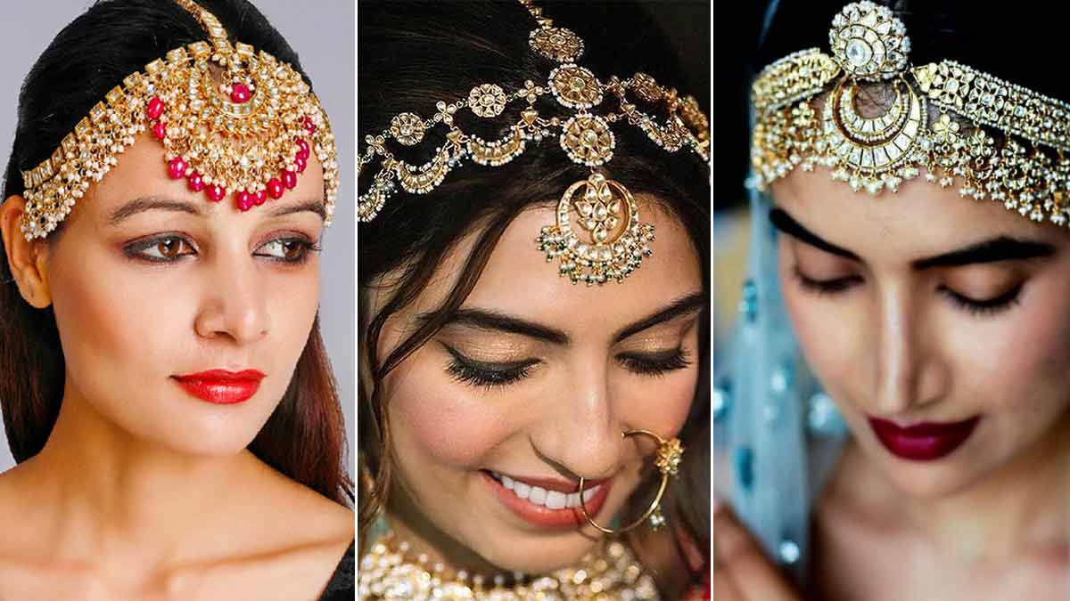 Matha Patti Designs| माथा पट्टी के लेटेस्‍ट डिजाइंस| Matha Patti Pictures-आपके श्रृंगार में चार ...