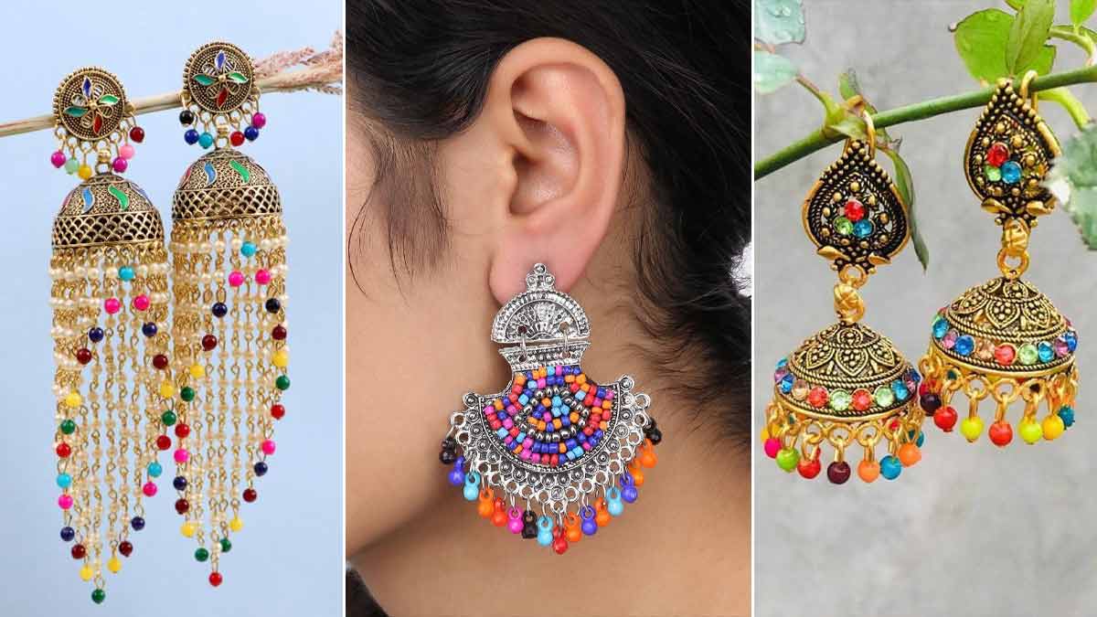 Jhumki Designs|महिलाओं के लिए झुमकियां| Jewellery Collection | multi ...