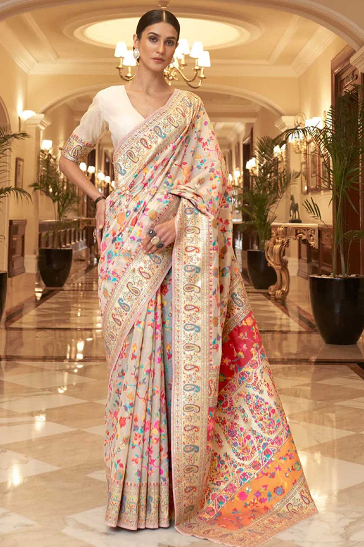 Saree For 45 Plus Women | साड़ी के नए डिजाइन | Saree Ke Latest Design ...