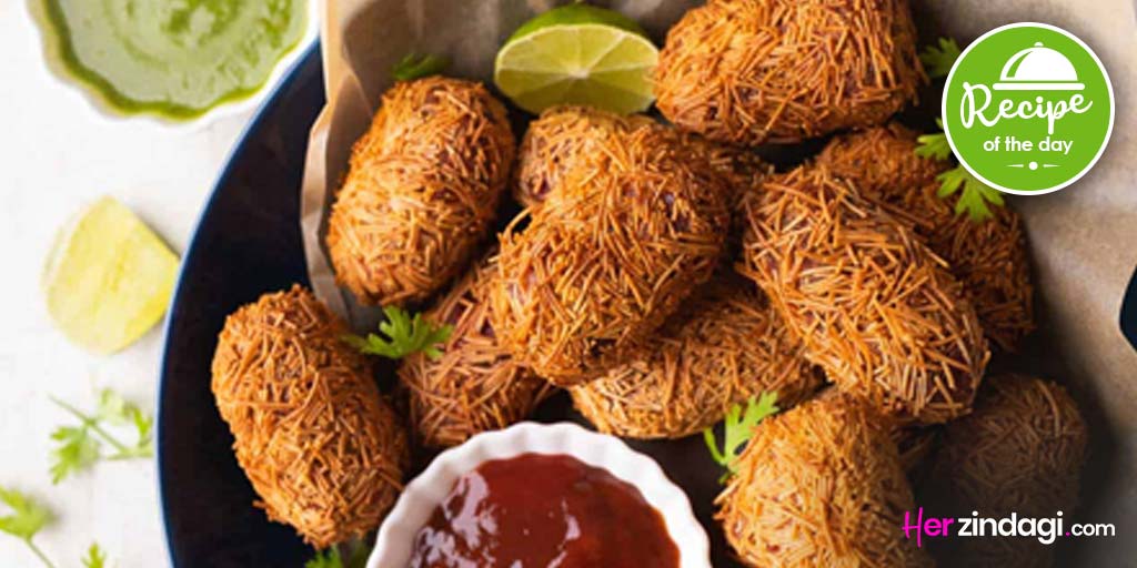 Make Delicious Potato Vermicelli Cutlet At Home-Make Delicious Potato ...