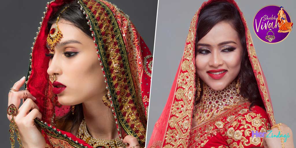 How to Set Heavy Dupatta On Head-सिर पर भारी दुपट्टे को फिक्स करने का ...
