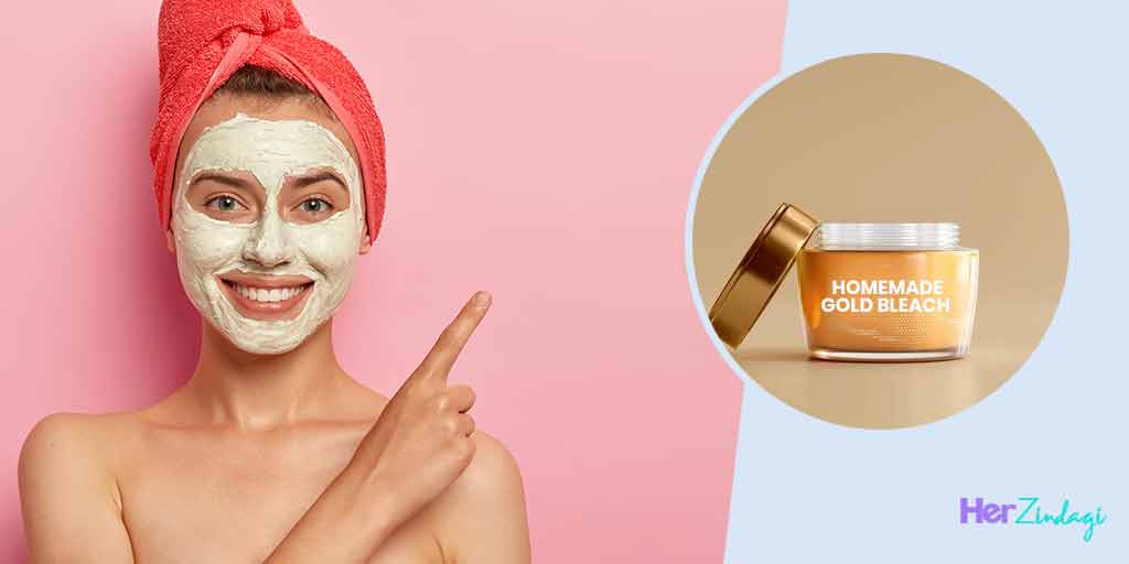 Homemade Gold Face Bleach for Bright skin | homemade gold face bleach ...