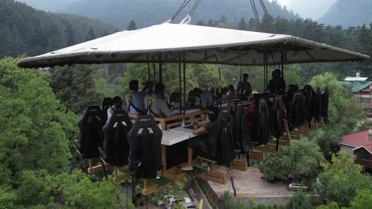 Flying Hotels| फ्लाइंग रेस्टोरेंट| Flying Restaurant In Manali In Hindi ...