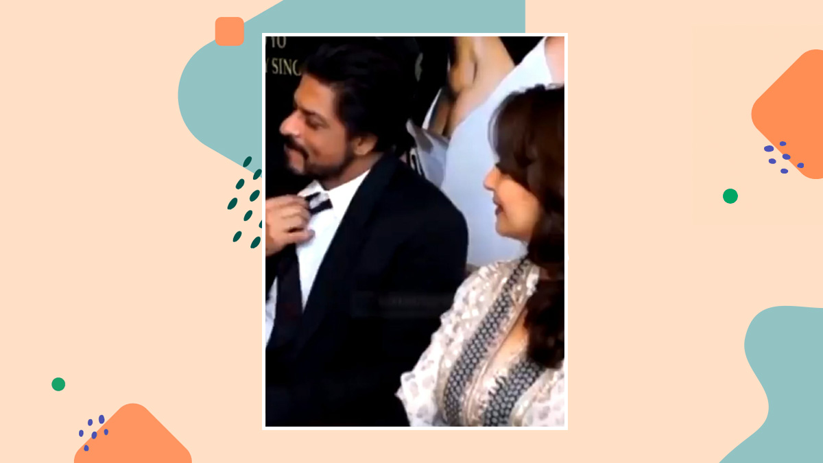 Shahrukh Khan | Madhuri Dixit | Viral Video-SRK Undoing His Tie As ... Shahrukh Khan | Madhuri Dixit | Viral Video-SRK Undoing His Tie As ...
