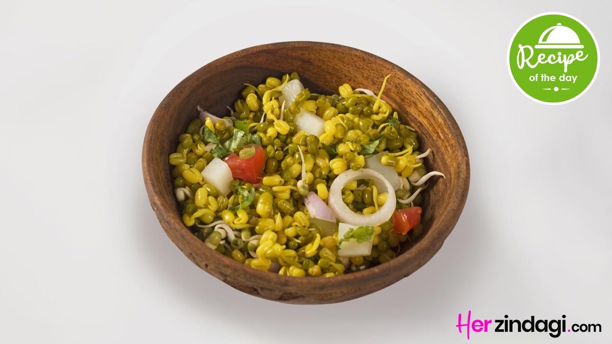 Dal Moth Chaat Recipe| हेल्‍दी स्‍नैक्‍स रेसिपी | Ghar Me Banane Moth ...