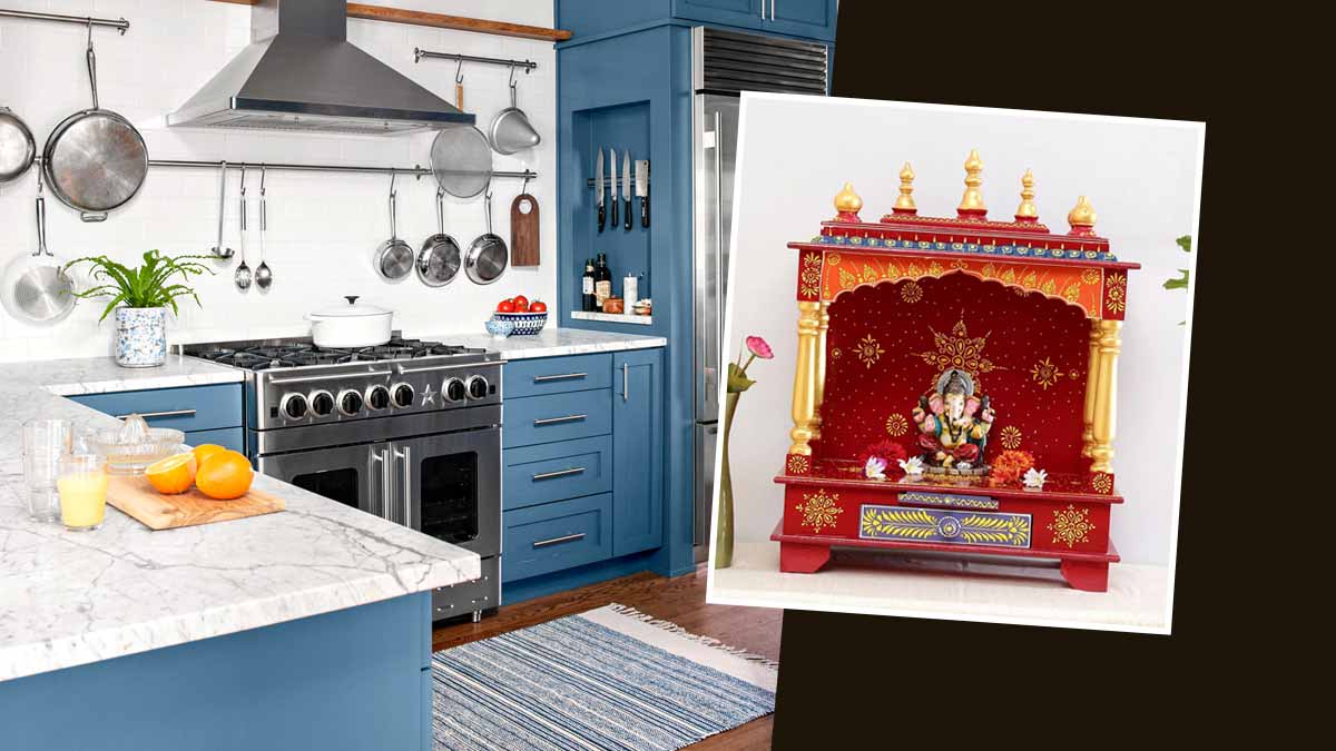 Mandir At Kitchen|घर में मंदिर कहां होना चाहिए| Rasoi Me Mandir Vastu ...