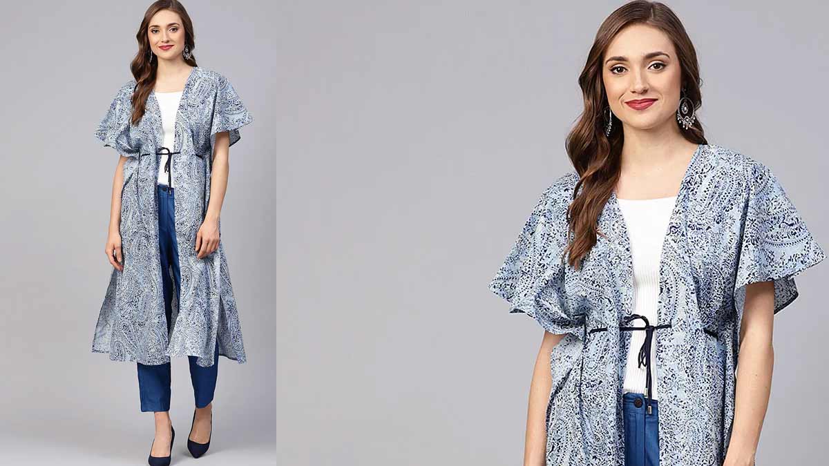 गर्मियों में स्टाइलिश दिखने के लिए ट्राई करें कॉटन श्रग के ये ट्रेंडी ...