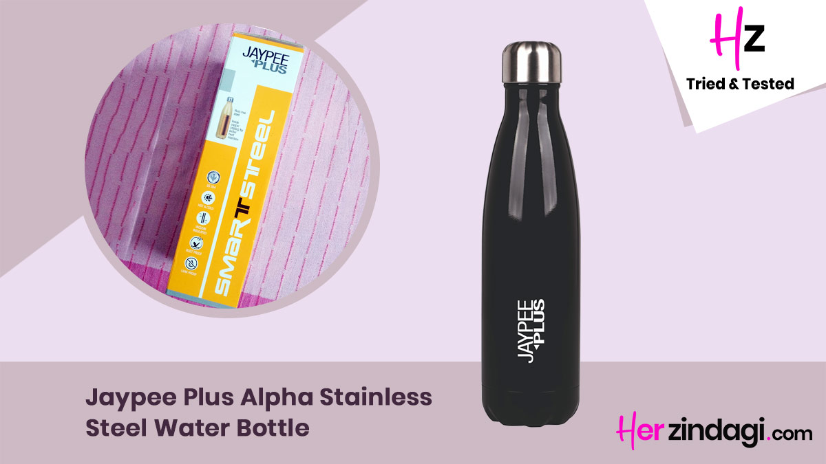 Jaypee Plus Alpha Stainless Steel Water Bottle Review In Hindi | Jaypee ...