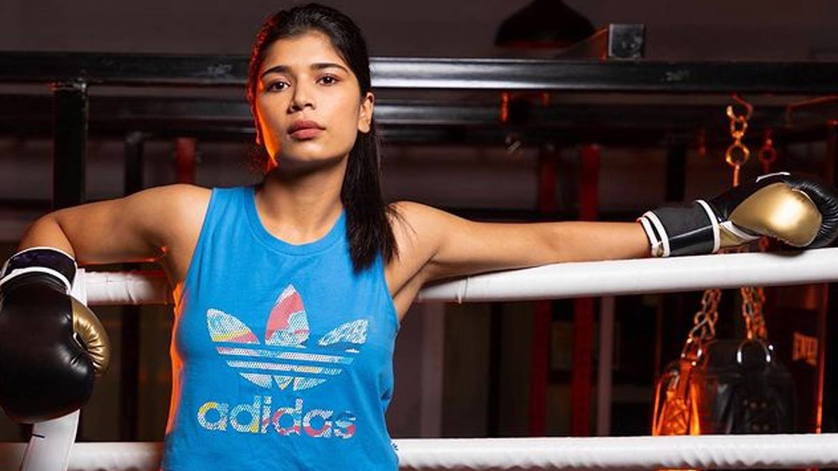 Women Boxing | Gold Medal | PM Modi-Nikhat Zareen: The Gold Medalist Of ...