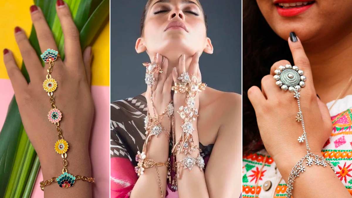 Hathphool Designs | महिलाओं के लिए ज्‍वेलरी | Jewellery Collection | light weight hathphool ...