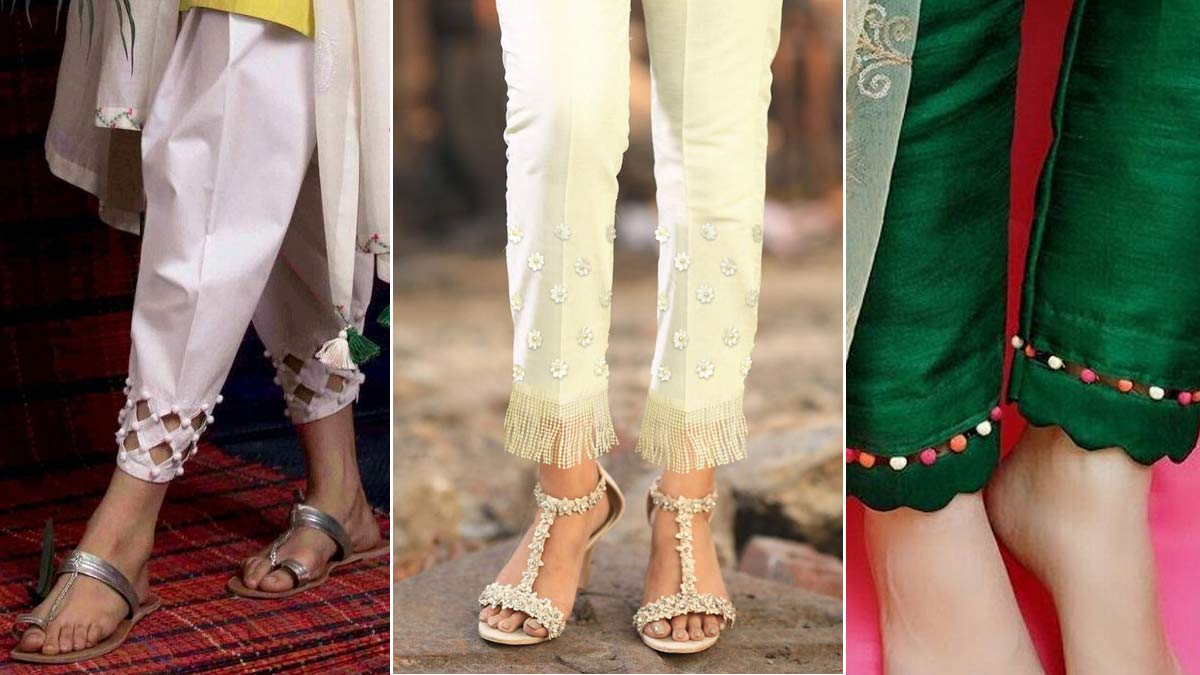 Kurti With Pants | पैन्ट्स के लेटेस्ट डिजाइन | Kurti Ke Sath Pants Ke ...