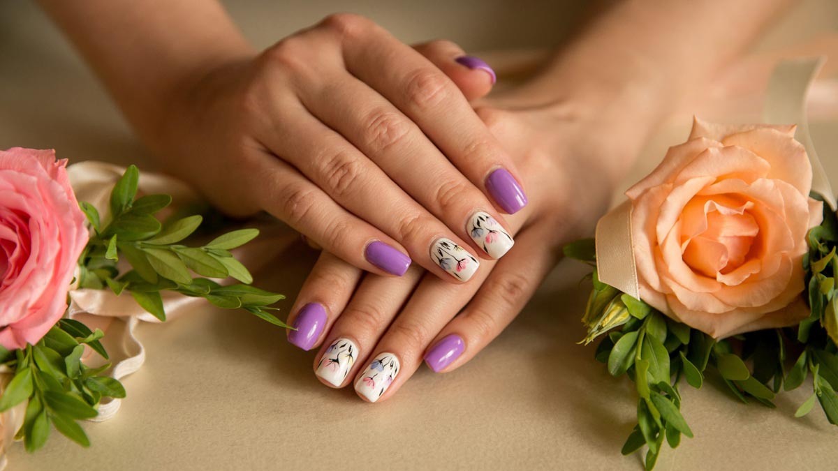 Easy Nail Art Designs | नेल आर्ट करने का तरीका | Nakli Nakhun Kaise ...