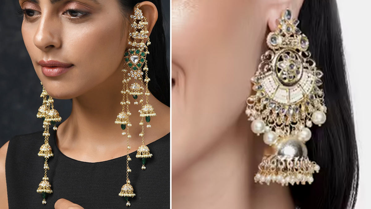 डांडिया नाइट में पहनेंगी झुमकी की ये डिजाइंस तो संवर जाएगा आपका लुक ...