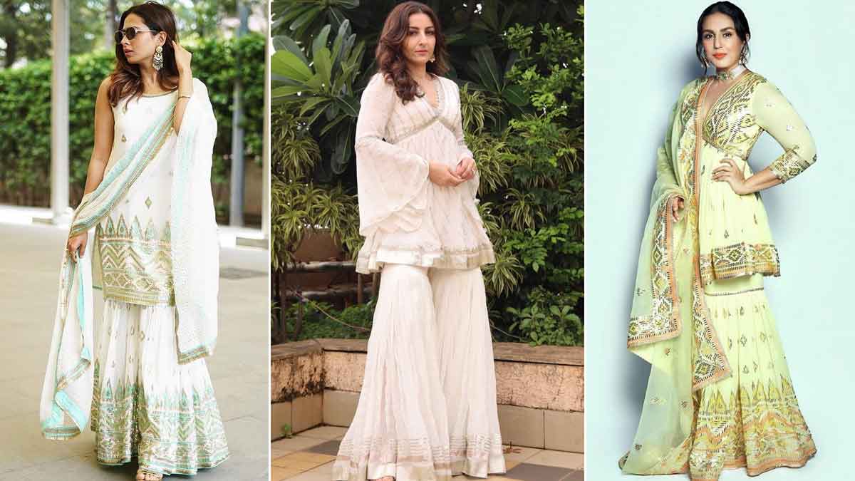 Garara Designs | गरारा डिजाइन | Garara Suit Ke Designs | latest gharara ...