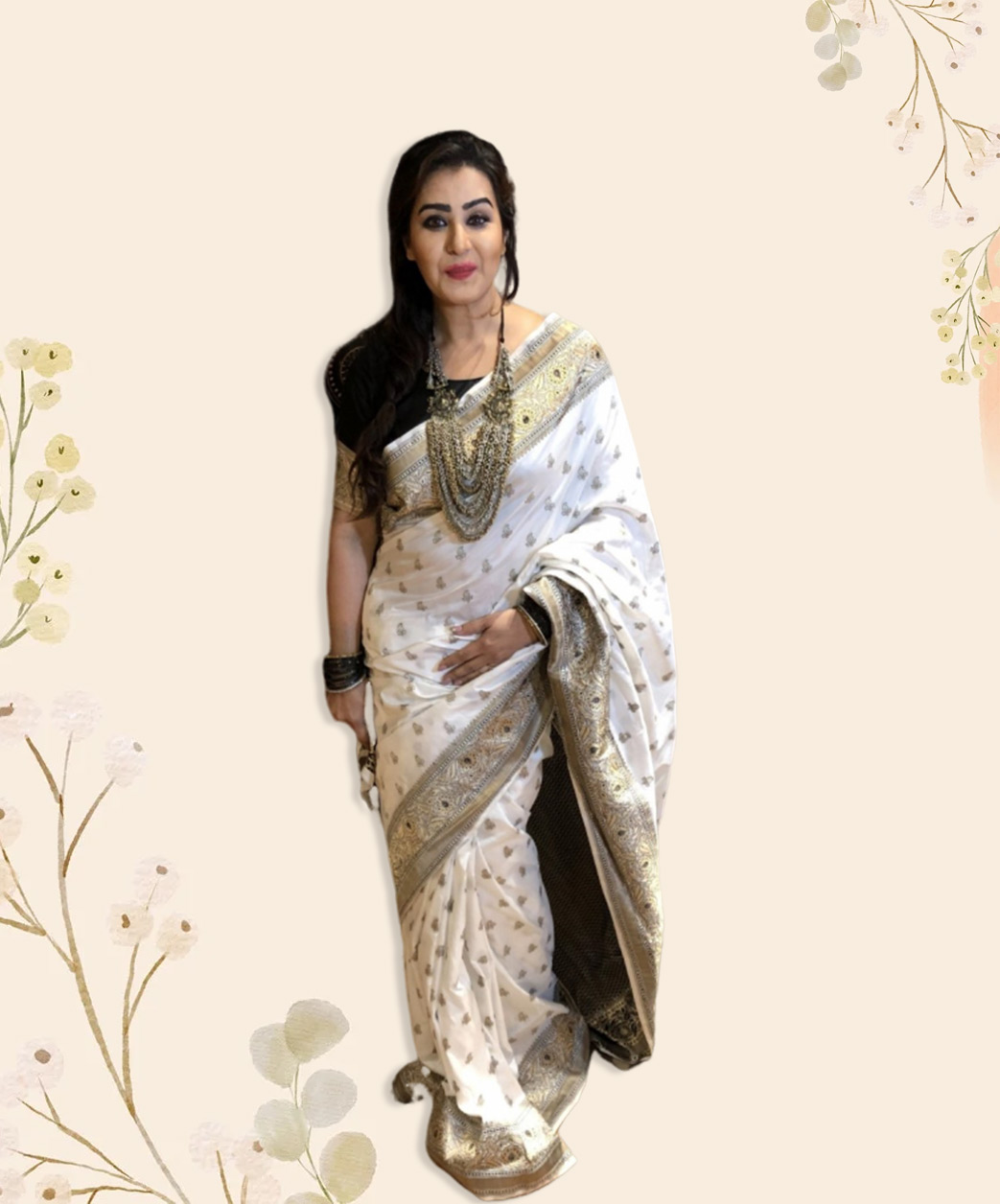 Shilpa Shinde Saree look: फेस्टिवल पर दिखना है खूबसूरत तो शिल्पा शिंदे ...