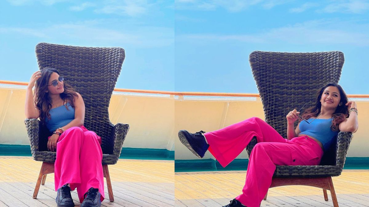 Serial Actress Raveena : மாடர்ன் உடையில் கலக்கும் சீரியல் நடிகை ரவீணா ...