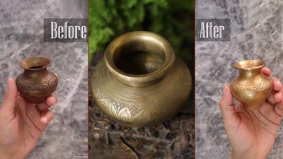 Wood Ash Natural Cleaner| राख क्या होती है|Rakh Ka Scrub | how to clean ...