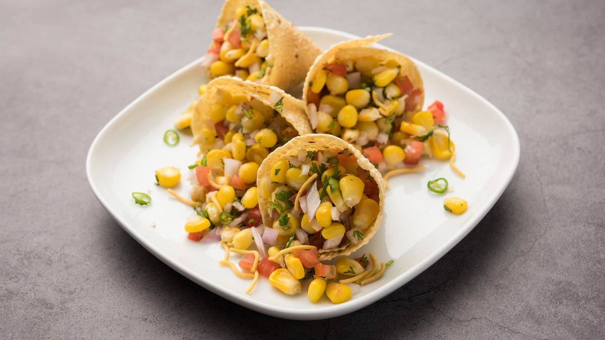 ஸ்வீட் கார்ன் பேல் ரெசிபி, Sweet Corn Bhel Recipe | how to make sweet ...