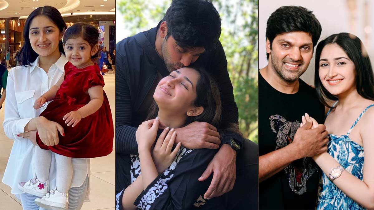 Actor Arya Family : காதல் மனைவி.. ஆசை மகள்! நடிகர் ஆர்யாவின் கியூட் ...