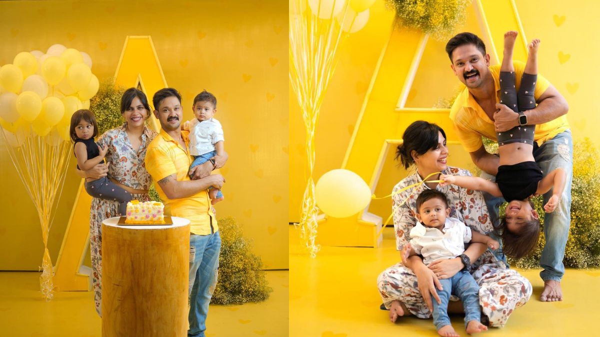 Actor Nakul : நடிகர் நகுலின் கியூட் ஃபேமிலி போட்டோ ஷூட்டை பாத்தீங்களா ...