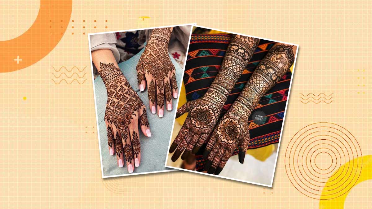 लंबे हाथों की शोभा बढ़ाएंगे मेहंदी के ये आसान डिजाइंस | simple mehndi ...