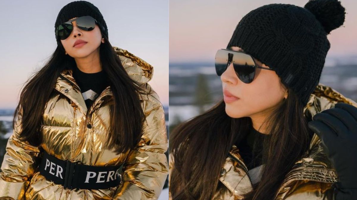 Aarti Ravi : கோல்டன் ஜாக்கெட்.. கூலிங் கிளாஸ்..! ஜெயம் ரவி மனைவி ...