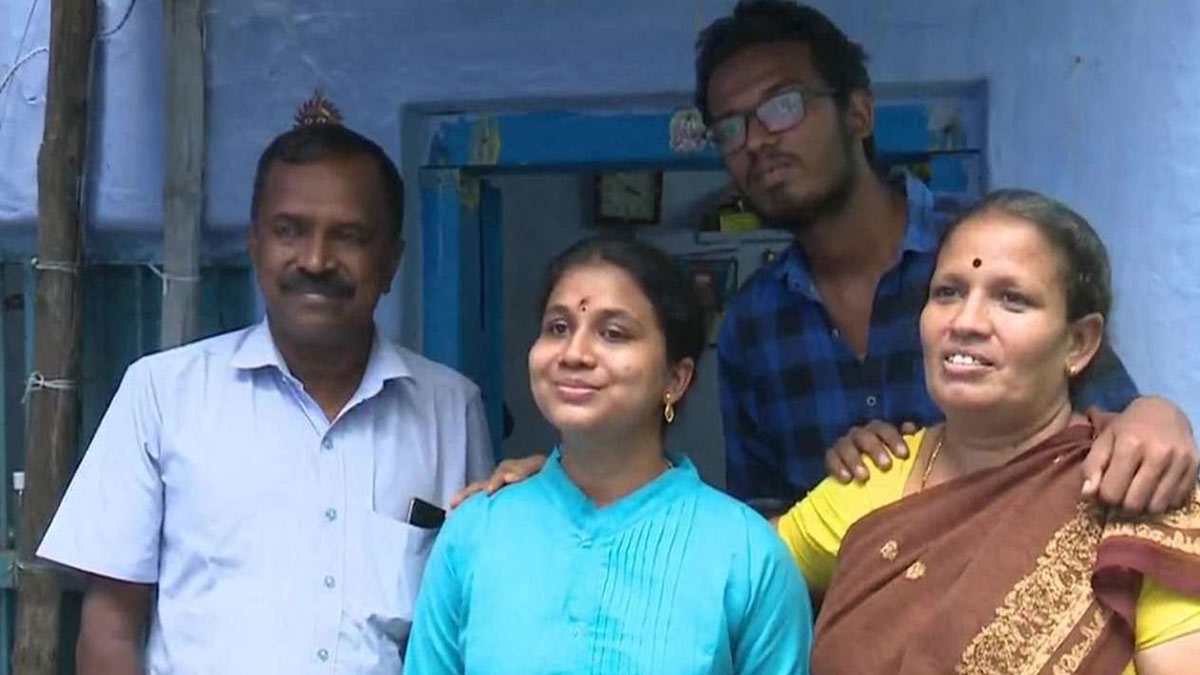 दृष्टिबाधित होने के बावजूद पूर्णा सांथरी ने किया यूपीएससी एग्जाम क्रैक ...