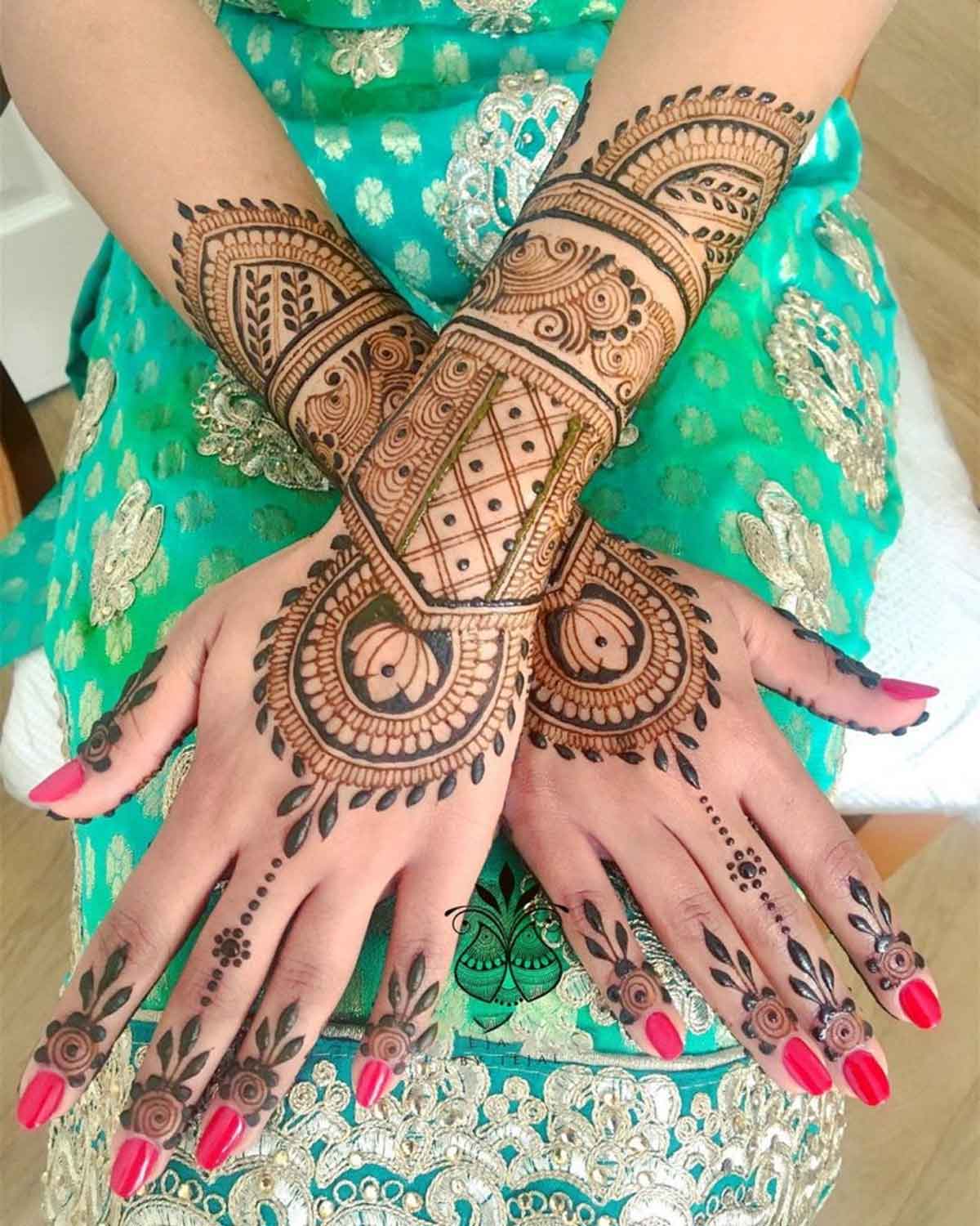 लंबे हाथों पर खूब जचेंगे मेहंदी के ये सरल डिजाइंस | easy mehndi designs ...