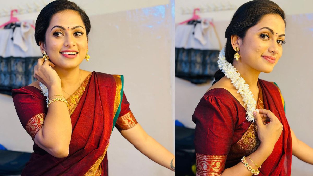 Ethirneechal Serial Actress : ஹோம்லி லுக்கில் ரசிக்க வைக்கும் எதிர் ...